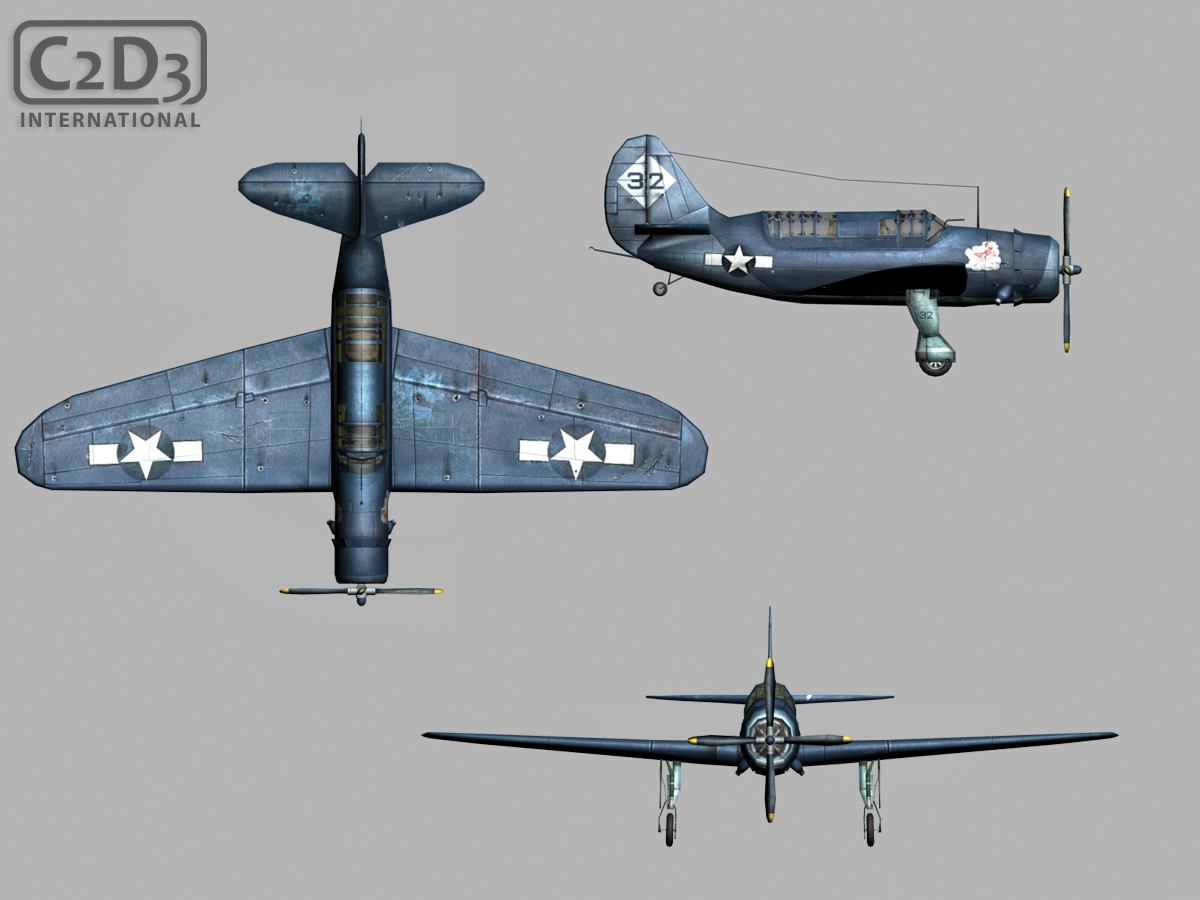 3d max wwii helldiver