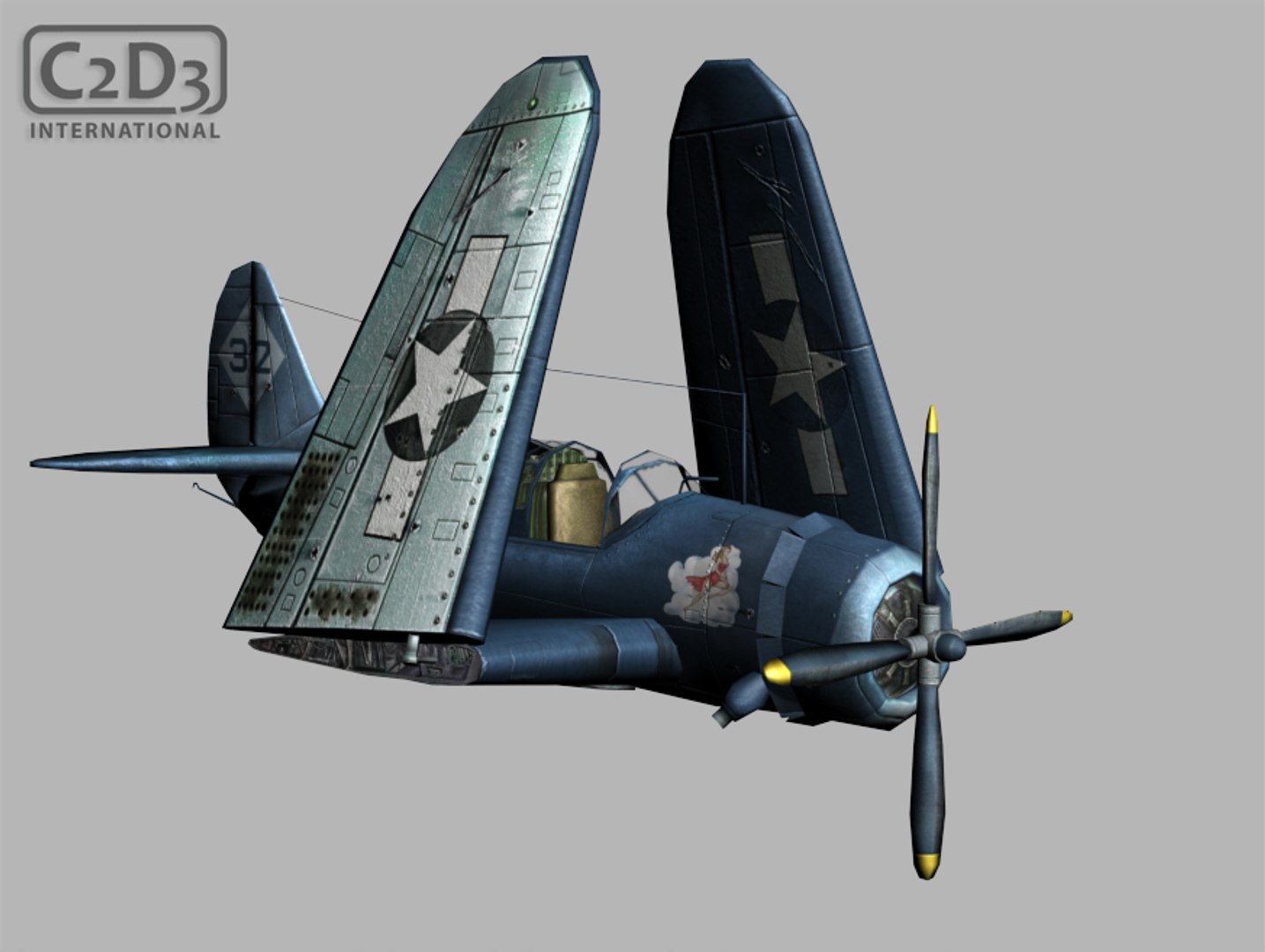 3d Max Wwii Helldiver