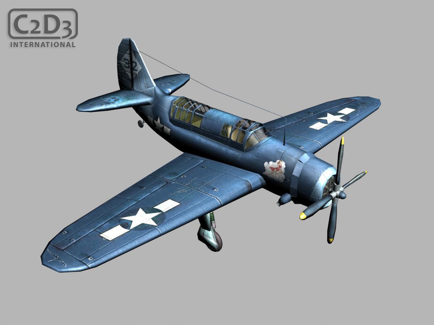 3d Max Wwii Helldiver