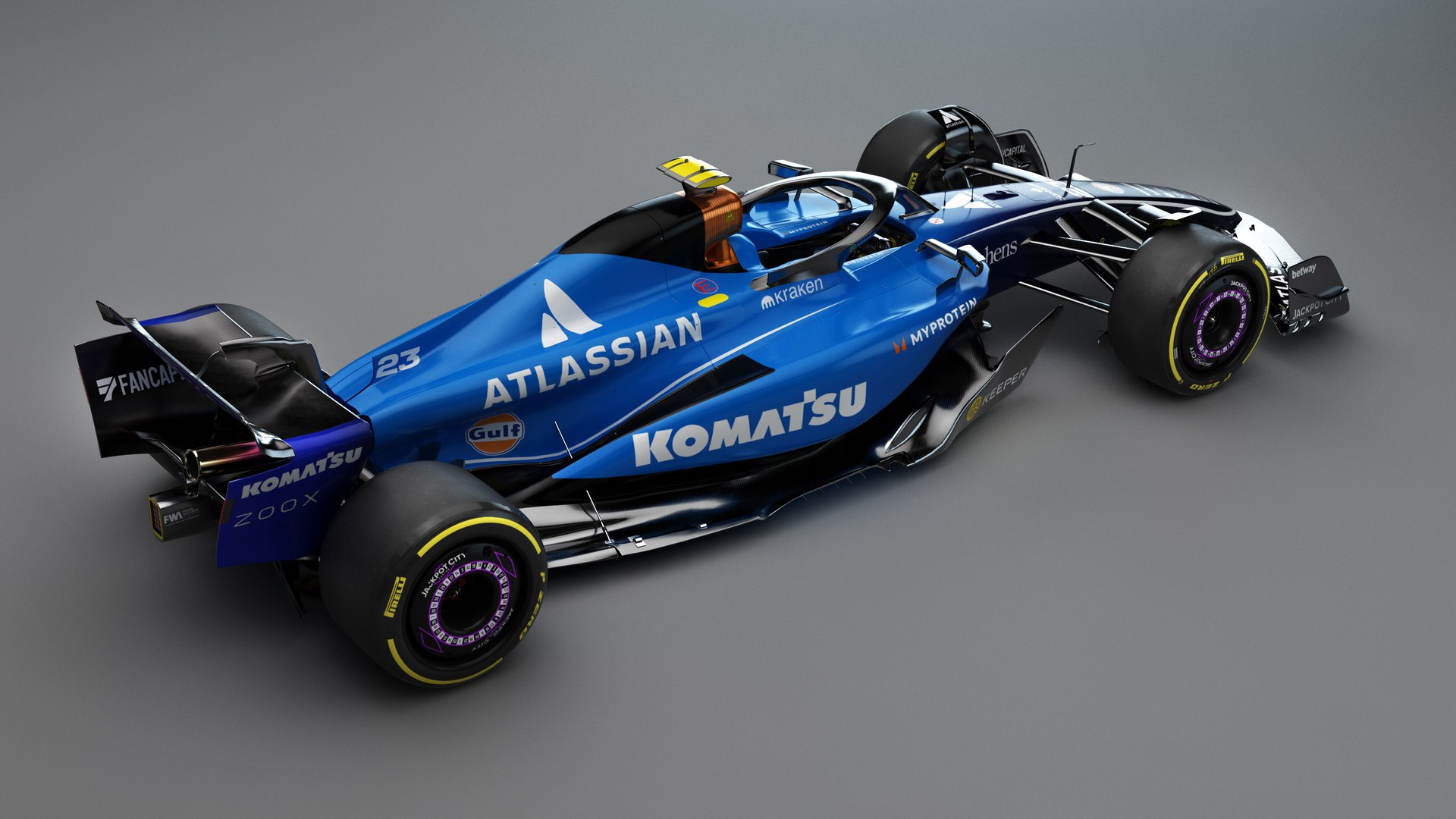 F1 Williams FW47 2025 3D Model - TurboSquid 2378750