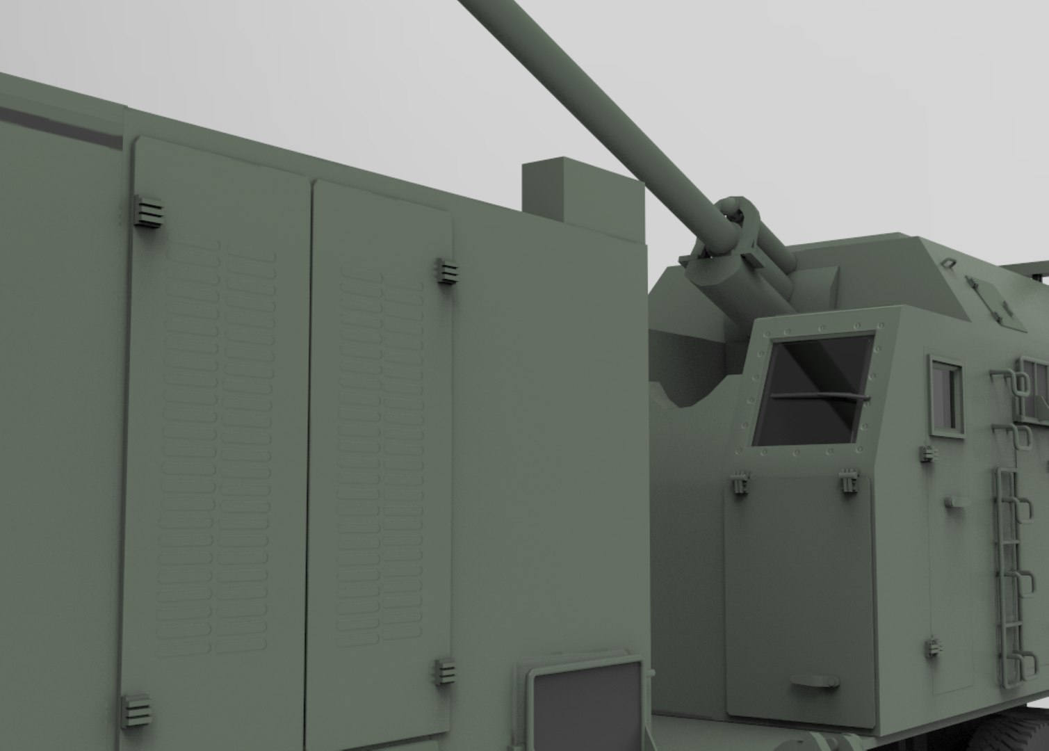 Nora B52 155mm 3D Model - TurboSquid 2187951