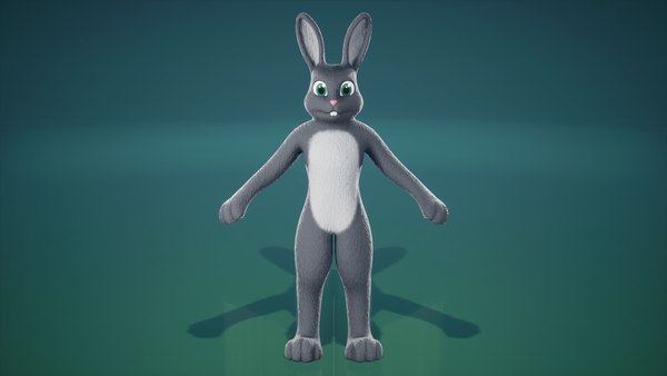 3D FurSuit Rabbit model - TurboSquid 1723831