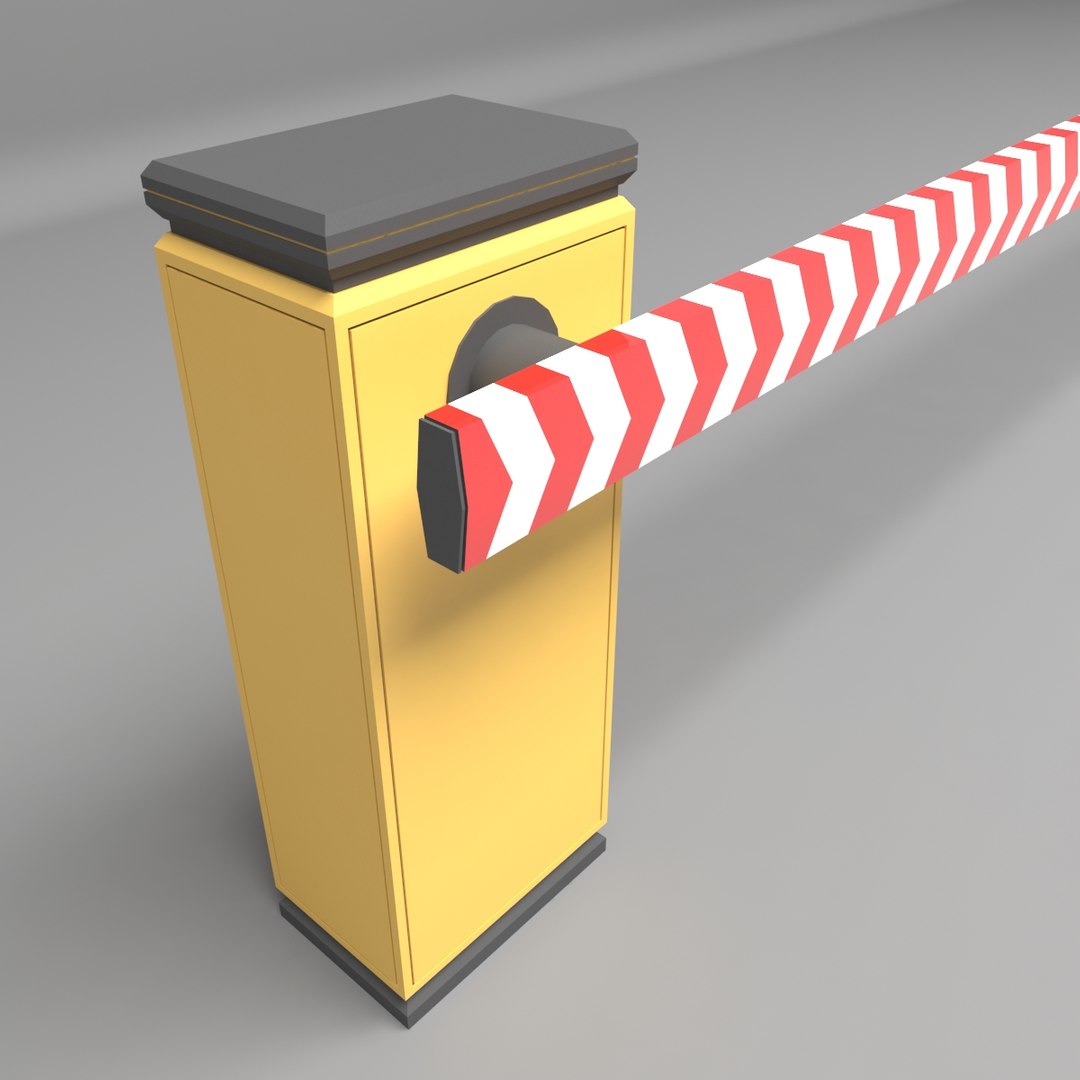 Electric Barrier Car Park 3D - TurboSquid 1222613