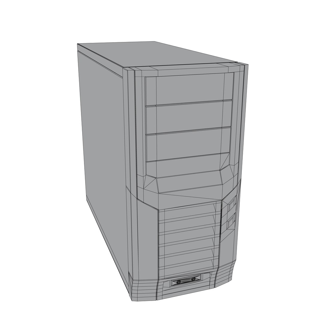 Computer Case 3d Obj