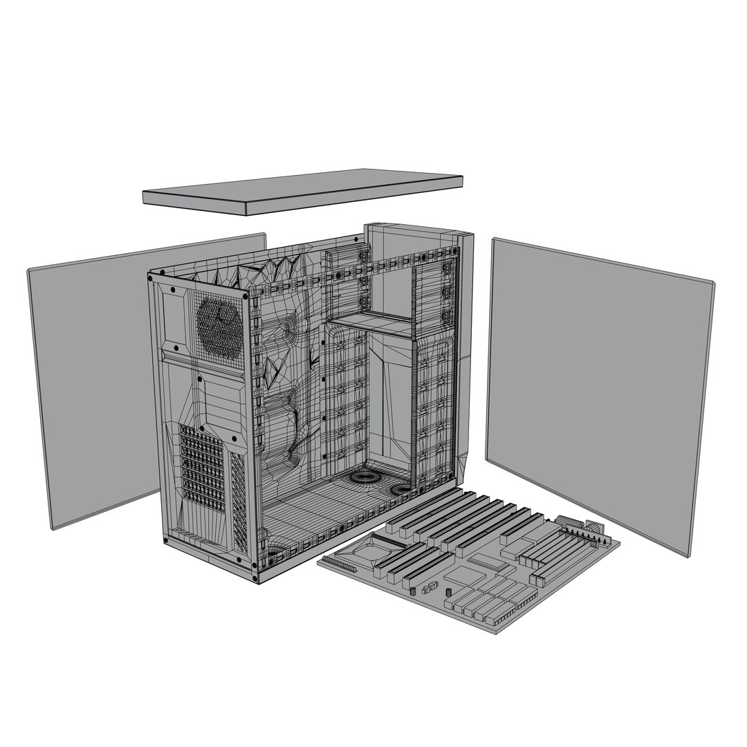 Computer Case 3d Obj