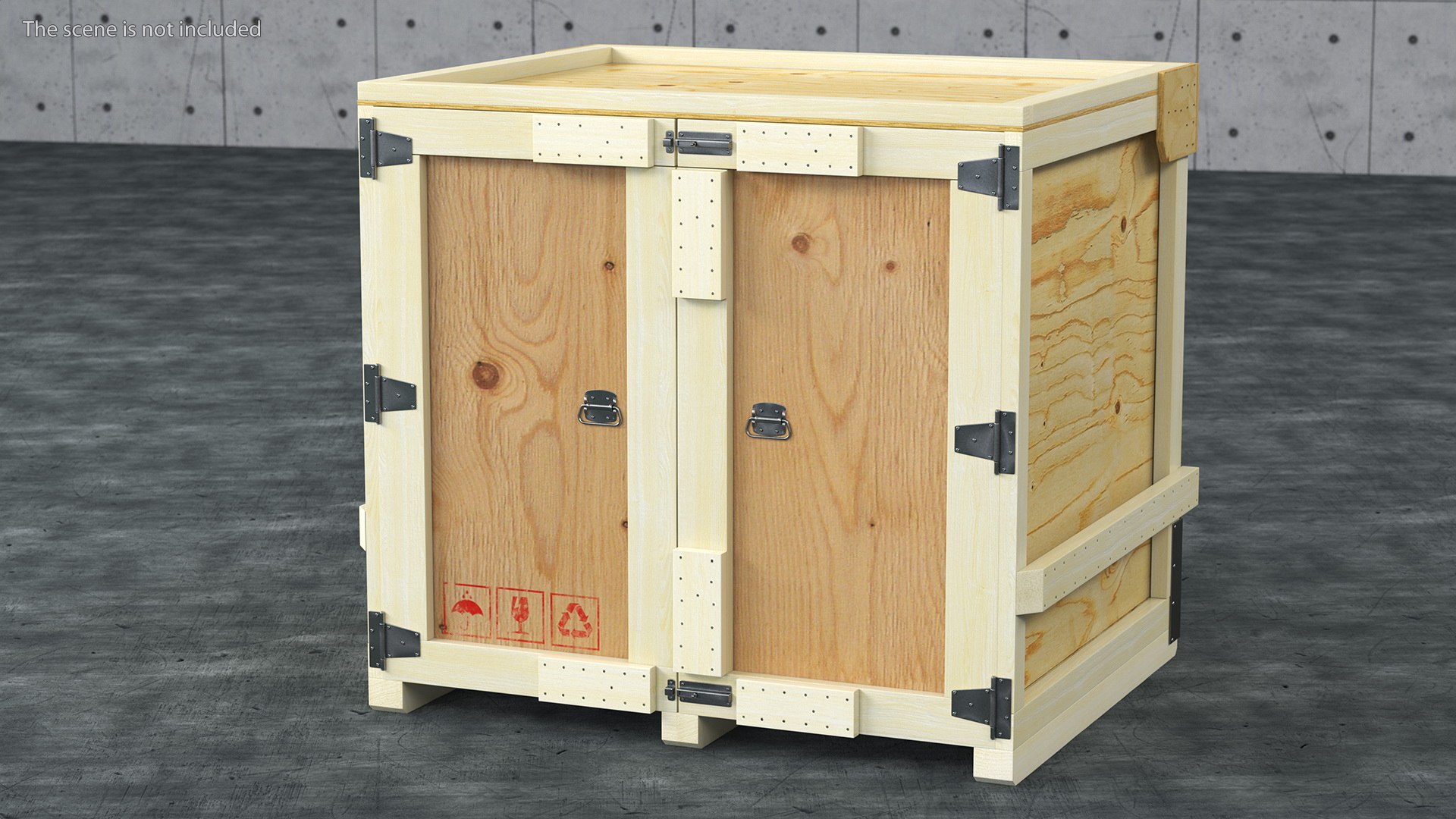 Shipment Wooden Containers Collection 2 model - TurboSquid 2158183