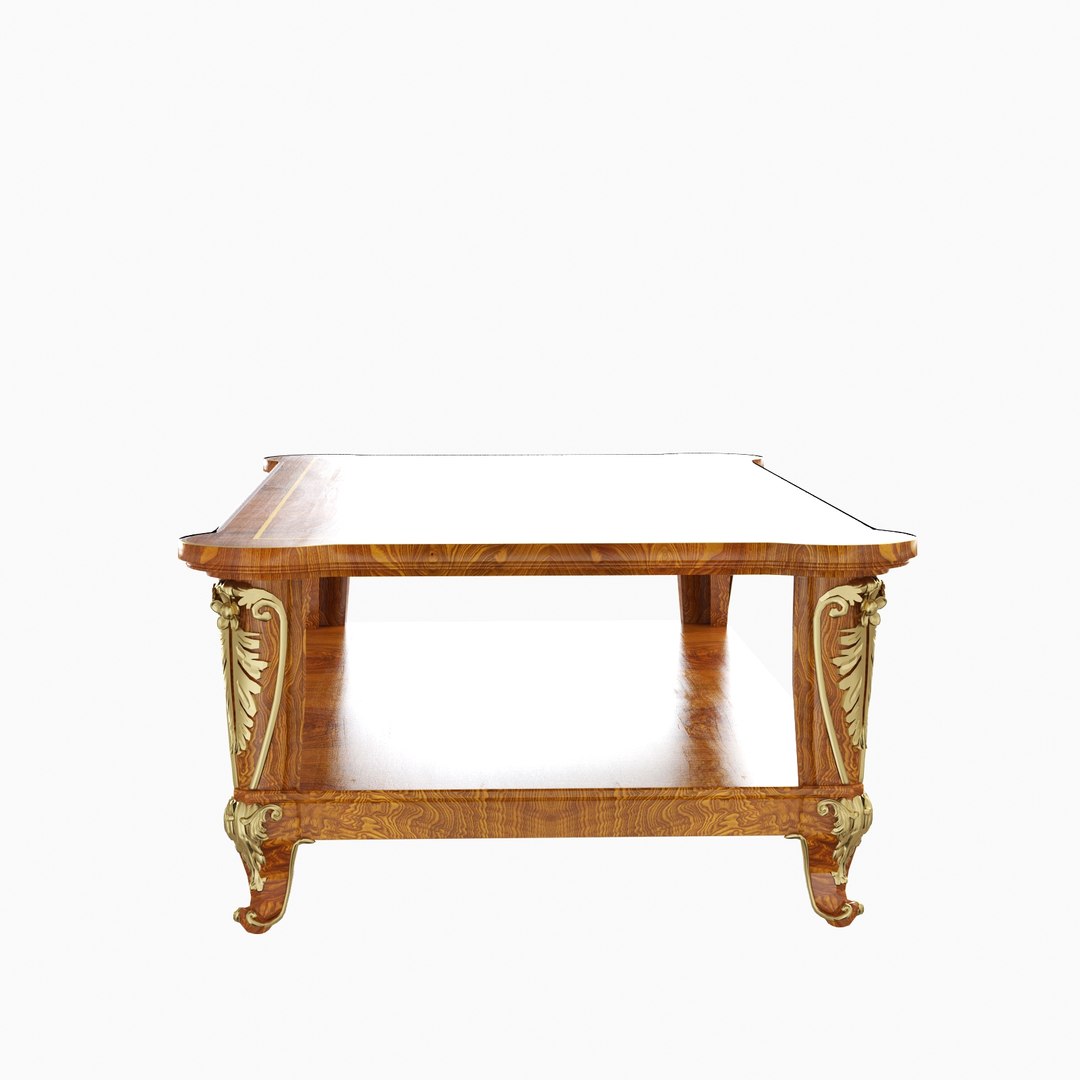 Signorini Coco Rectangular Coffe Table 3d Model