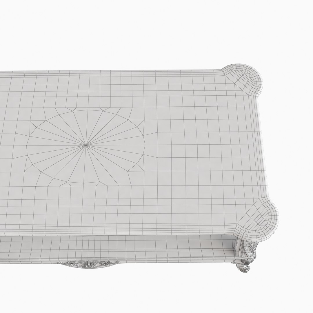 Signorini Coco Rectangular Coffe Table 3d Model