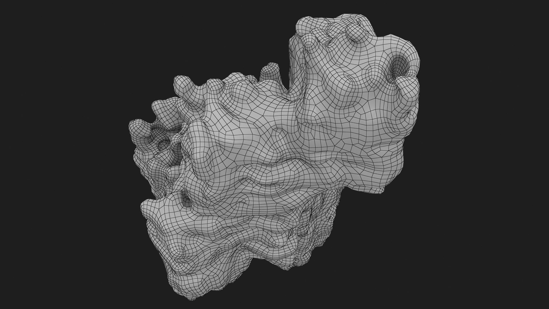 3D Rock Cliff Shape 2 Model - TurboSquid 2154342