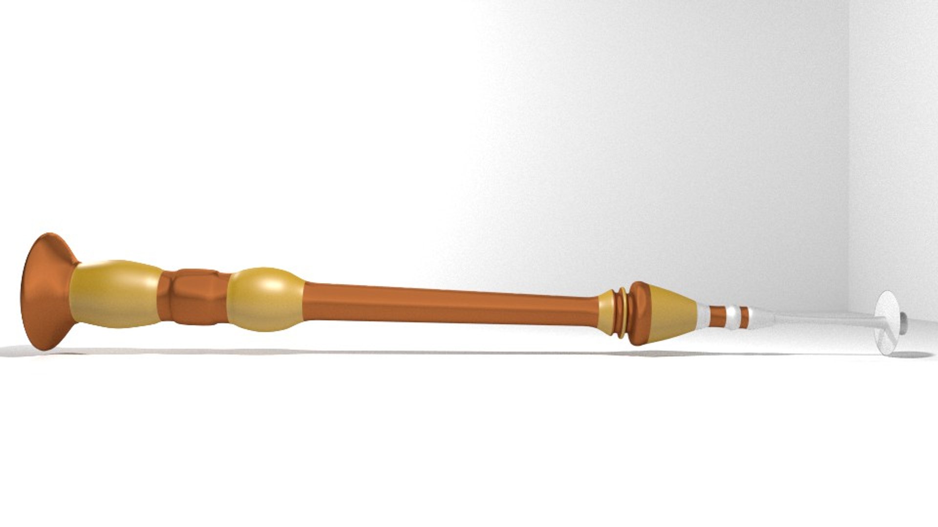 3d Model Serunai Musical Instrument