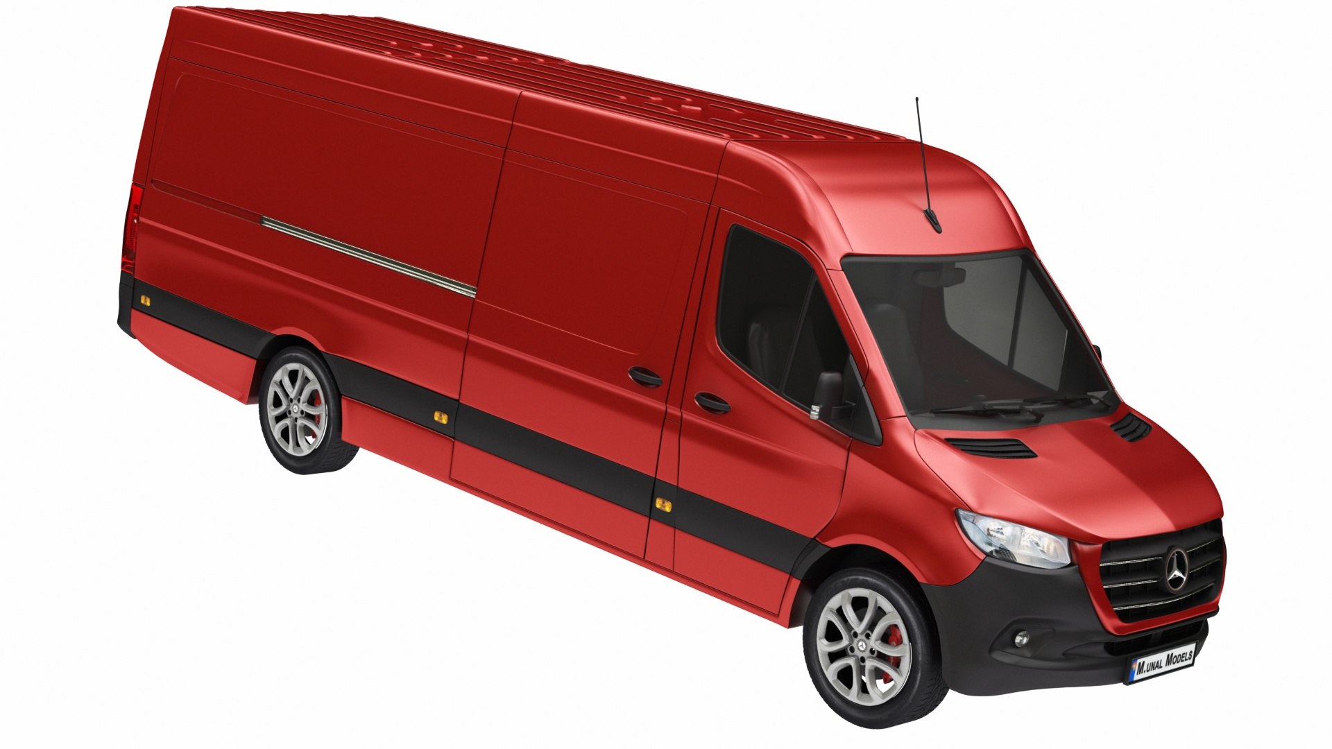 3D Realistic Mercedes Sprinter - TurboSquid 1614256