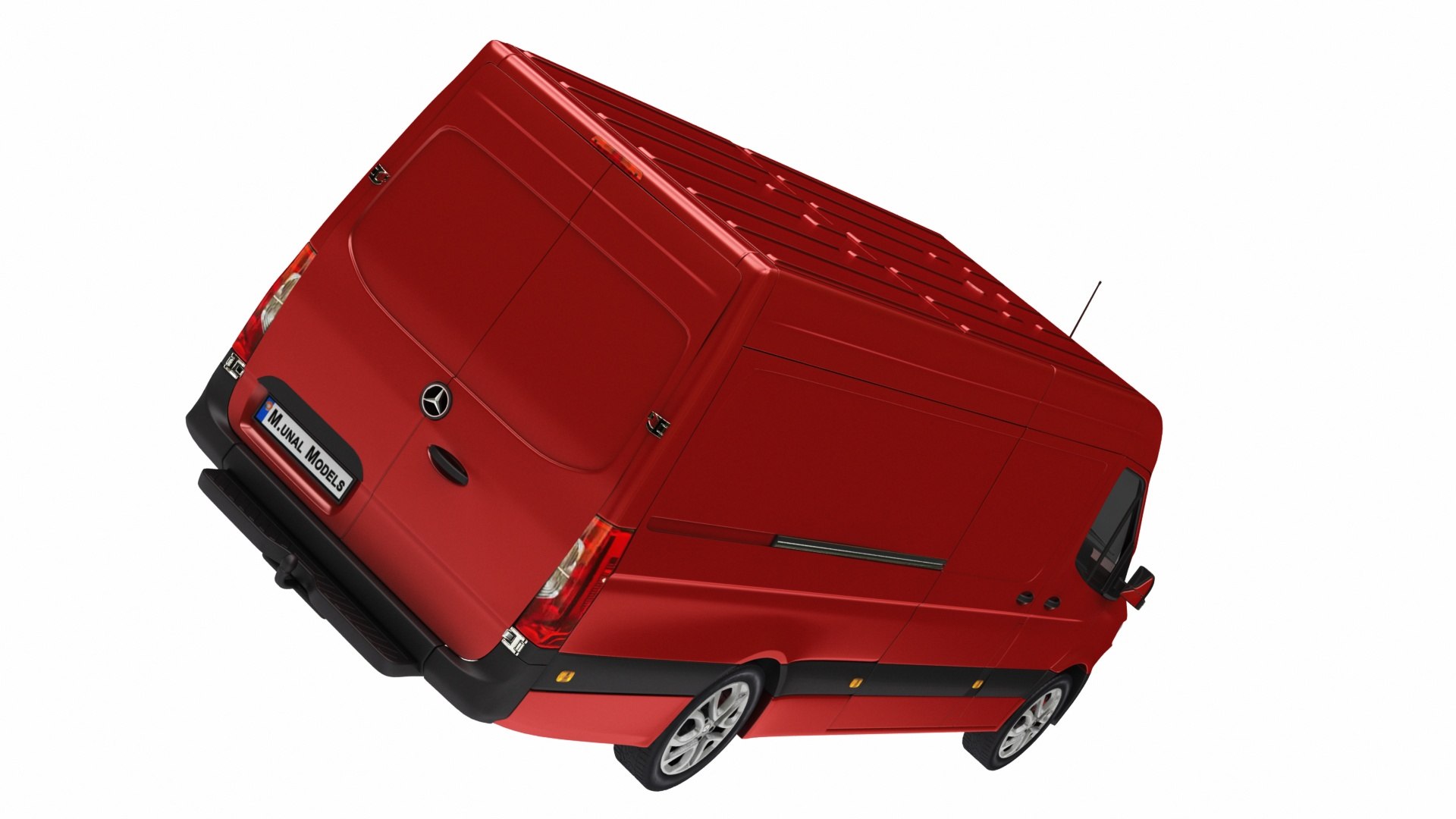 3D Realistic Mercedes Sprinter - TurboSquid 1614256