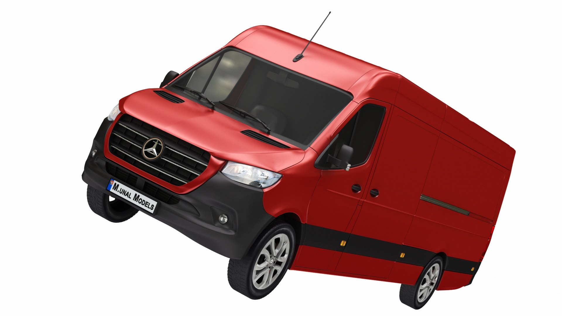 3D Realistic Mercedes Sprinter - TurboSquid 1614256