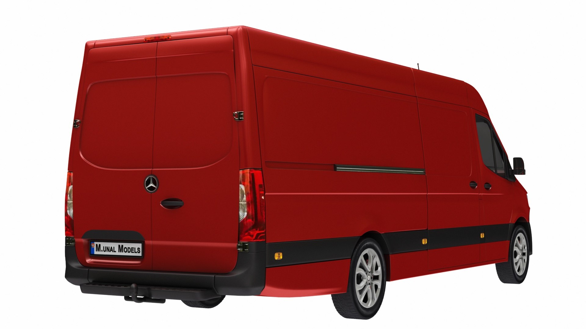 3D Realistic Mercedes Sprinter - TurboSquid 1614256