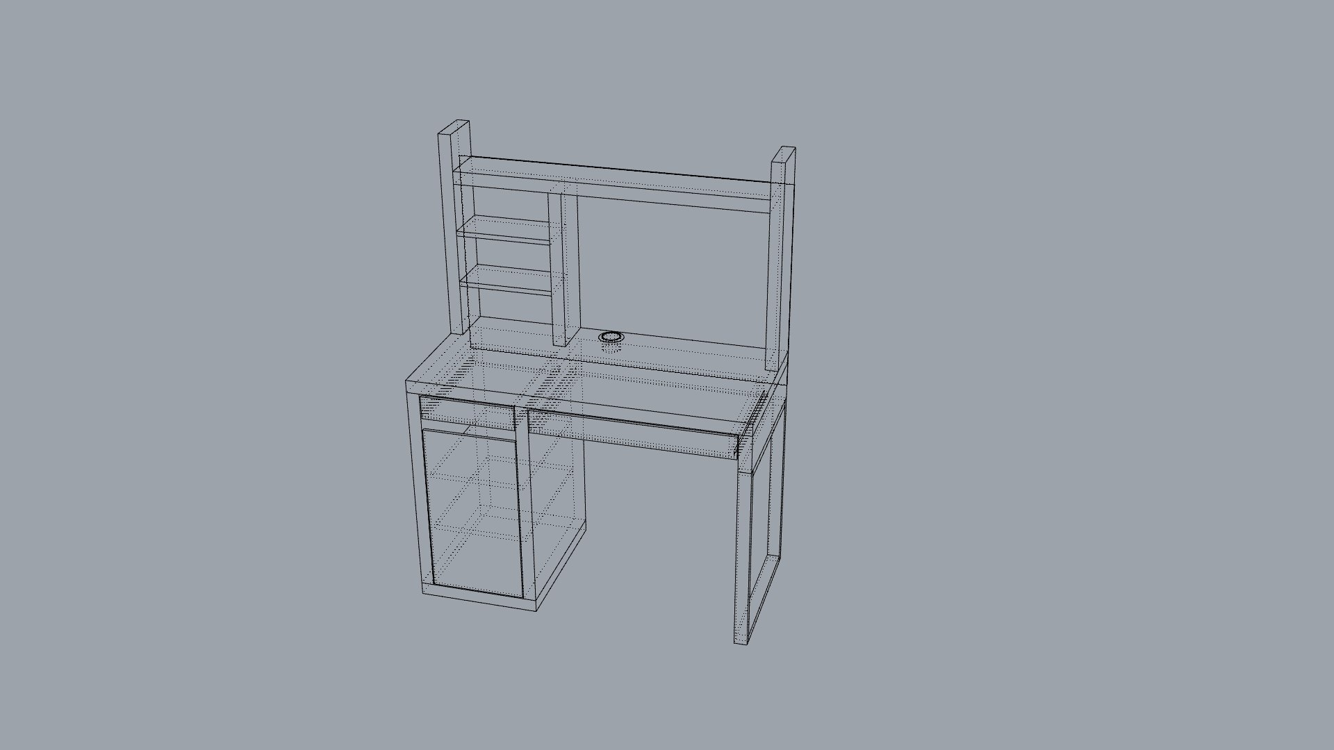 3D Model IKEA MICHE Desk - TurboSquid 1931637