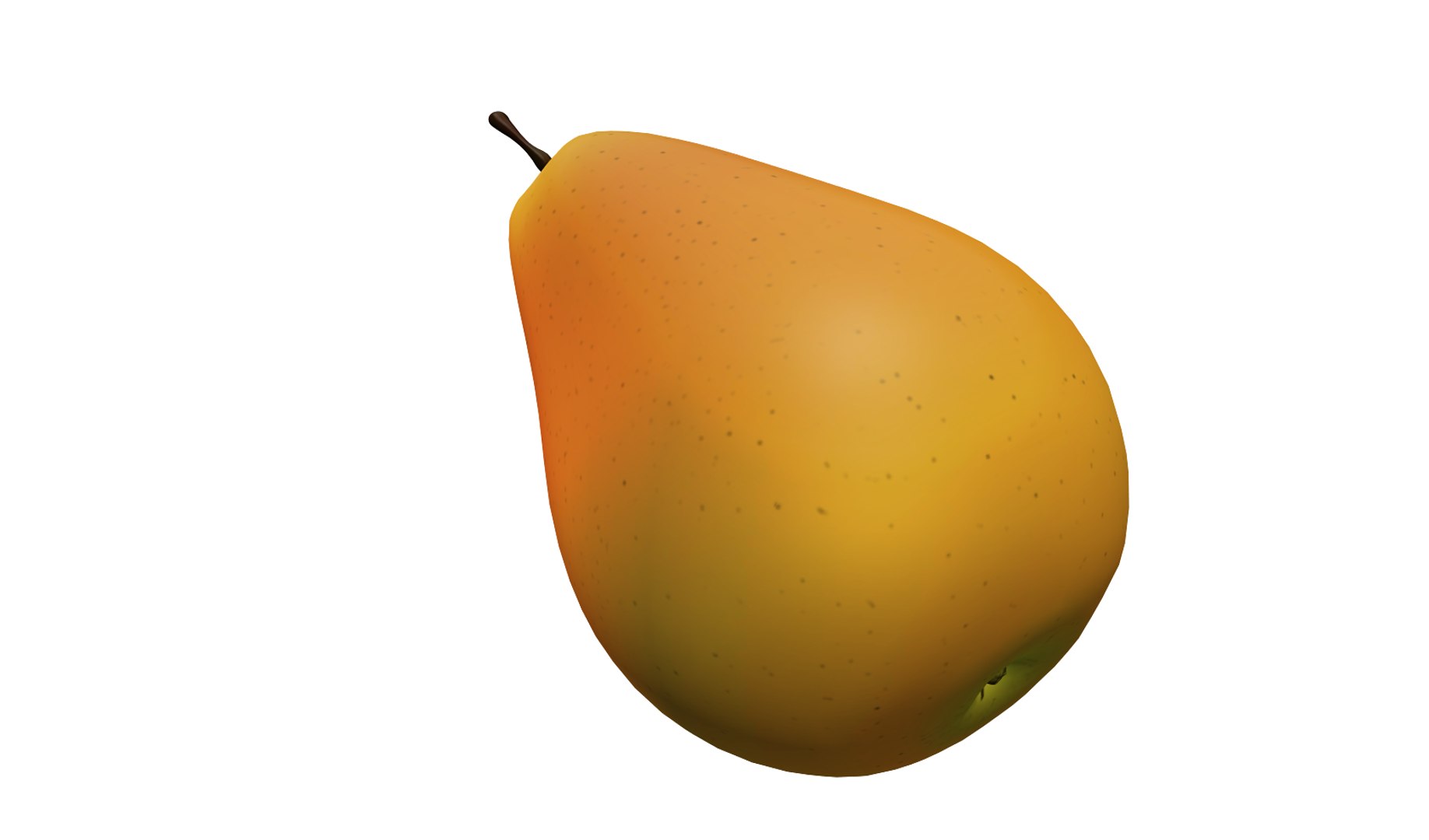 3d Realistic Pear