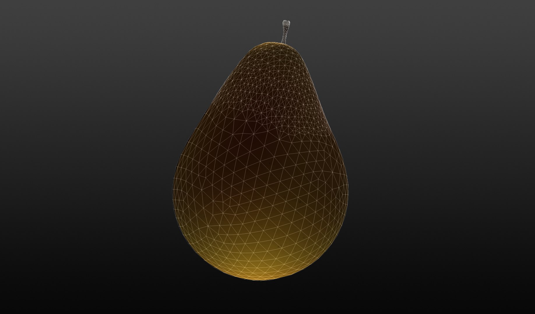 3d Realistic Pear