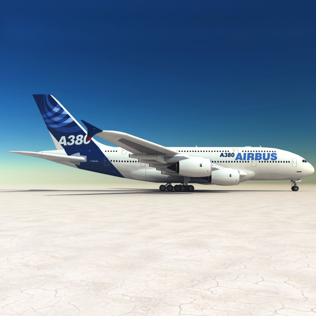 Airbus A380 3d 3ds