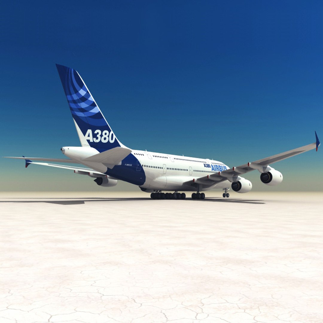 Airbus A380 3d 3ds