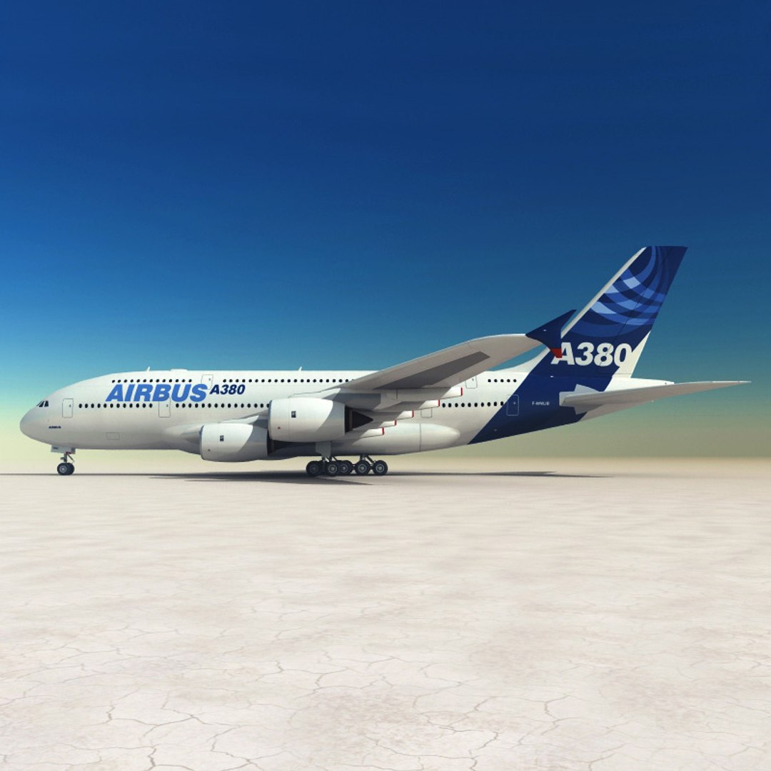 Airbus A380 3d 3ds
