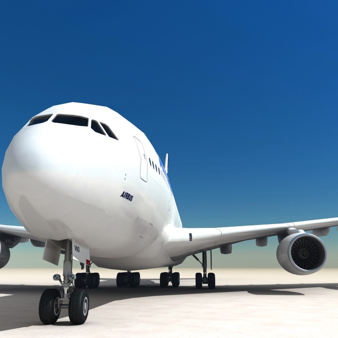 Airbus A380 3d 3ds