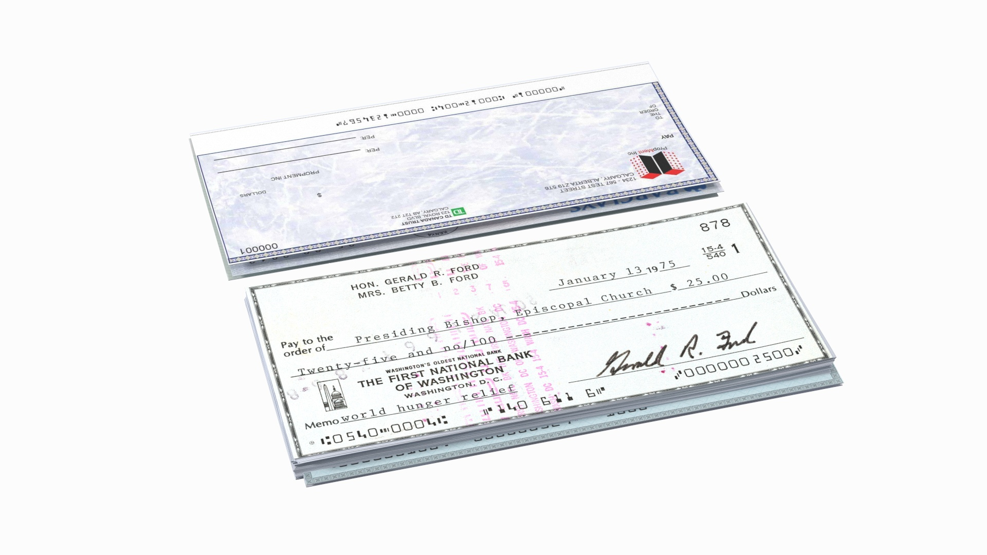 Bank Cheques Collection 3D Model - TurboSquid 2172296