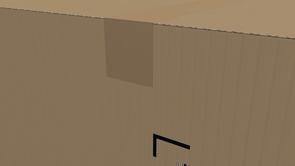 Cardboard box adjustable 3D model - TurboSquid 1669867