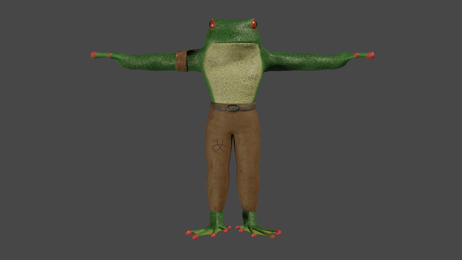 3D Model FROG-SHARKMAN FANTASY CHARACTER - LOWPOLY AND PBR - TurboSquid ...