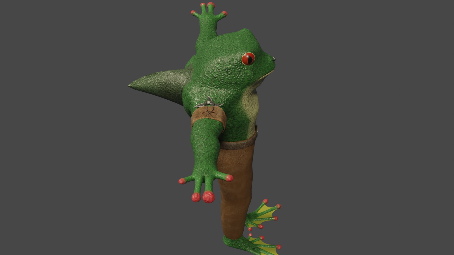 3D Model FROG-SHARKMAN FANTASY CHARACTER - LOWPOLY AND PBR - TurboSquid ...