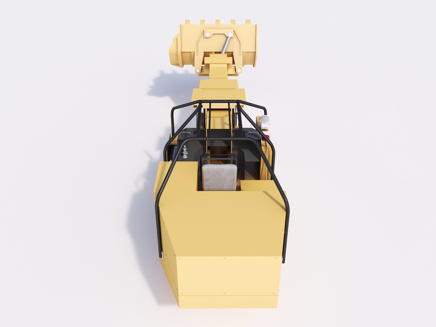 3d Loader Mining Excavator Model