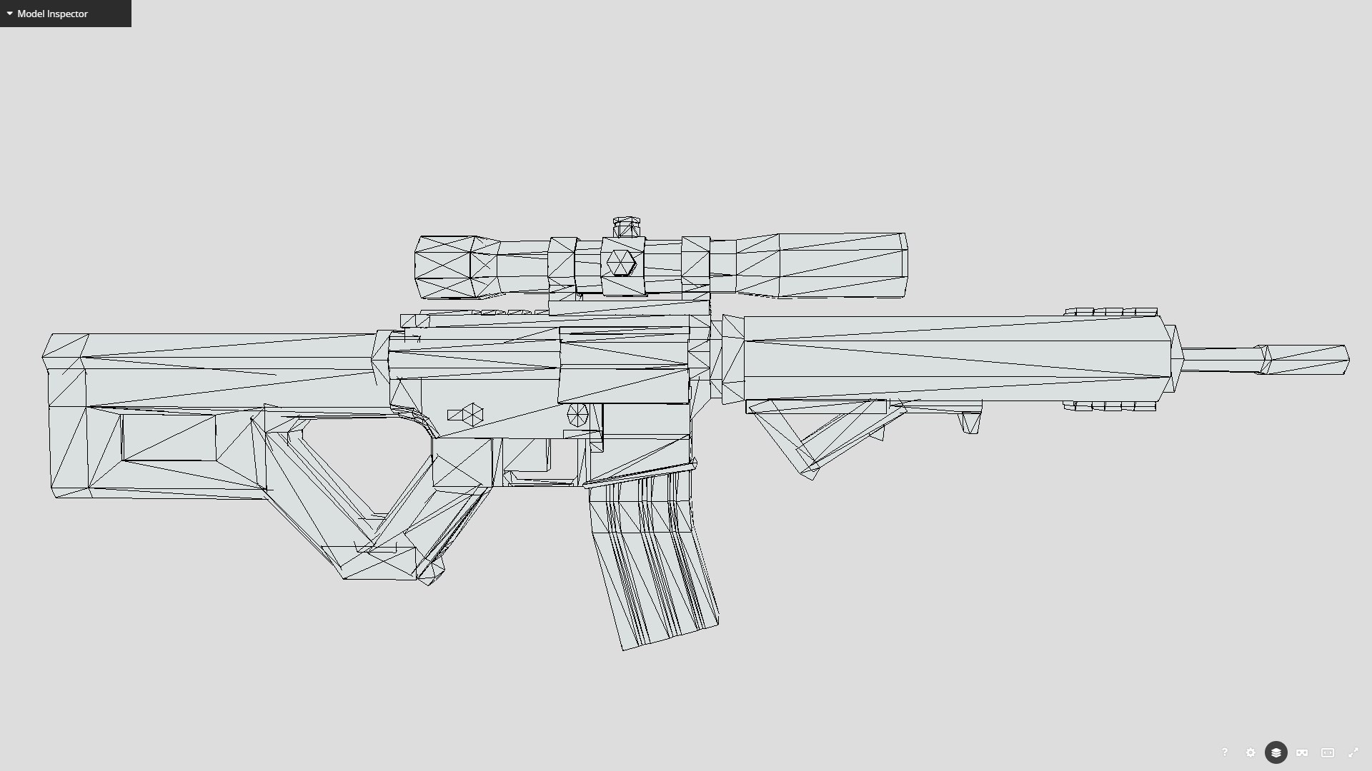 Low Poly M4 DMR Model - TurboSquid 2193024