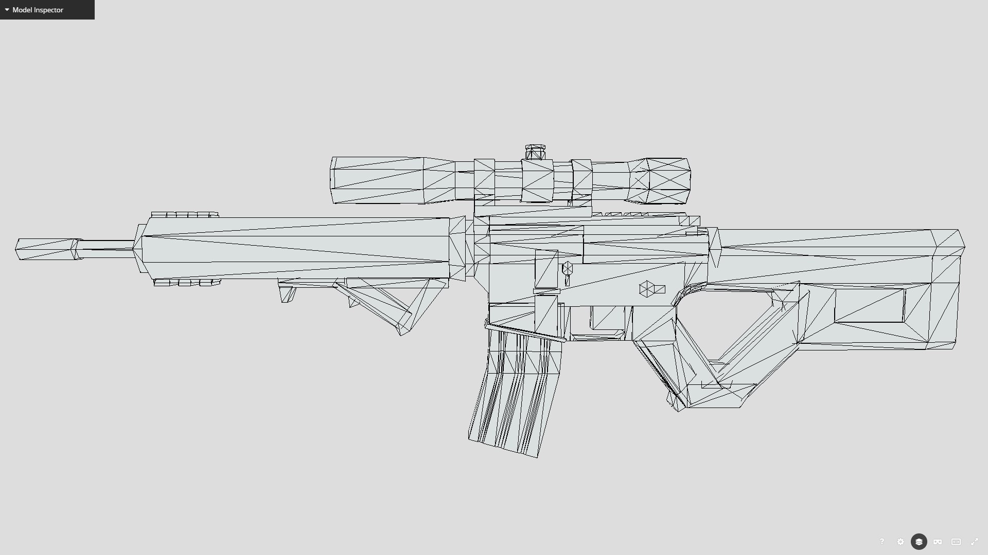 Low Poly M4 DMR Model - TurboSquid 2193024