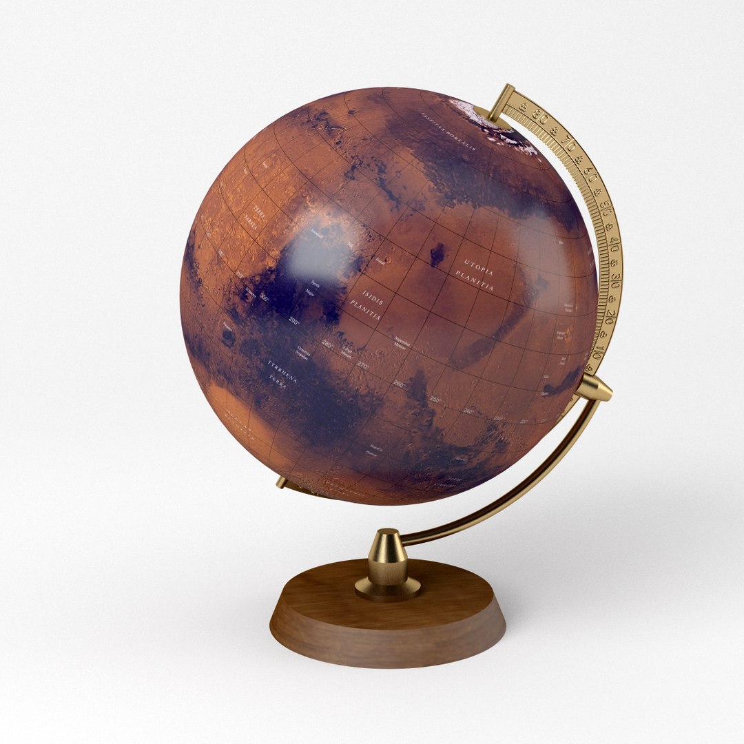 3D Mars Globe Earth - Model - TurboSquid 1456949