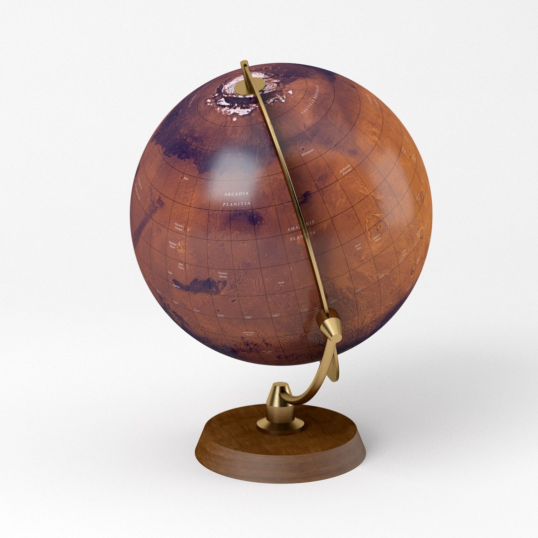 3D Mars Globe Earth - Model - TurboSquid 1456949