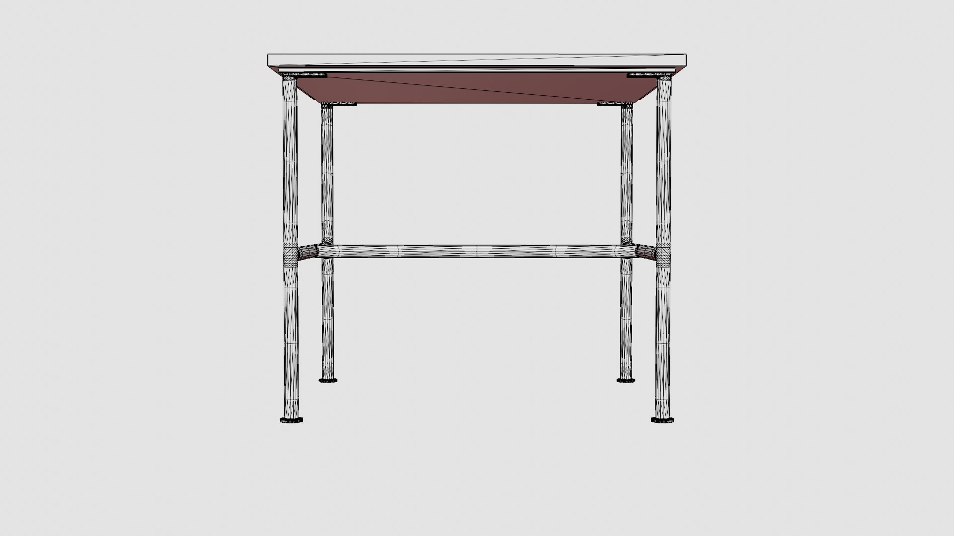 3D Side Table With Metal Legs And A Marble Top Model - TurboSquid 2246923