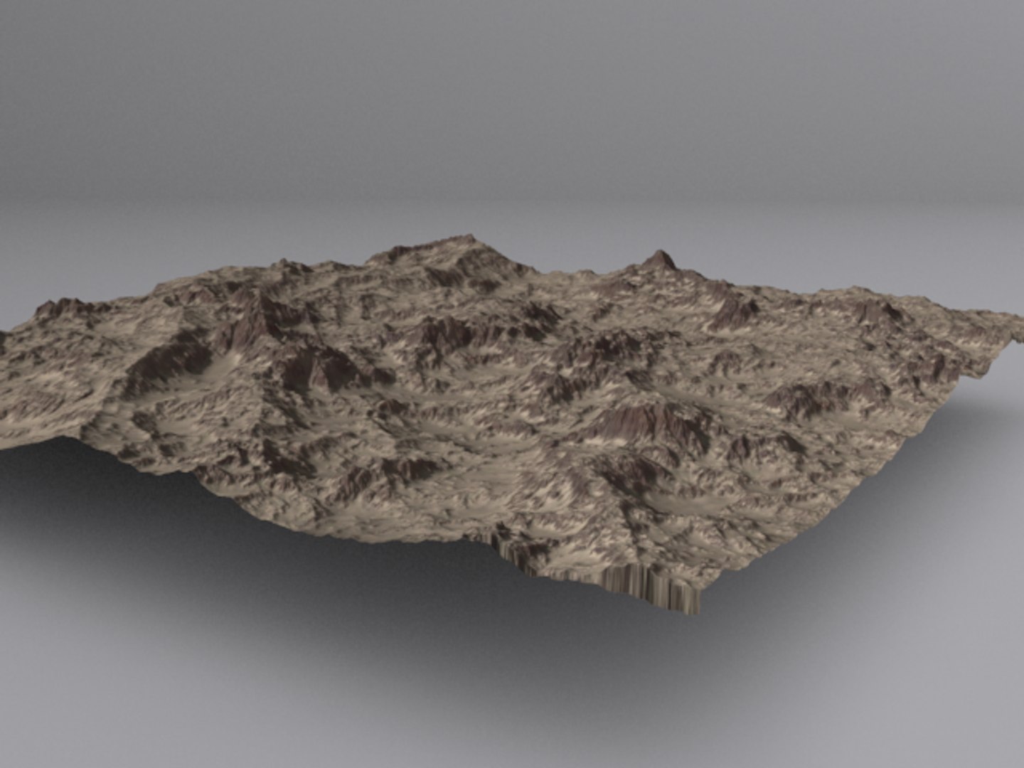 Maya Terrain Mountains Maps