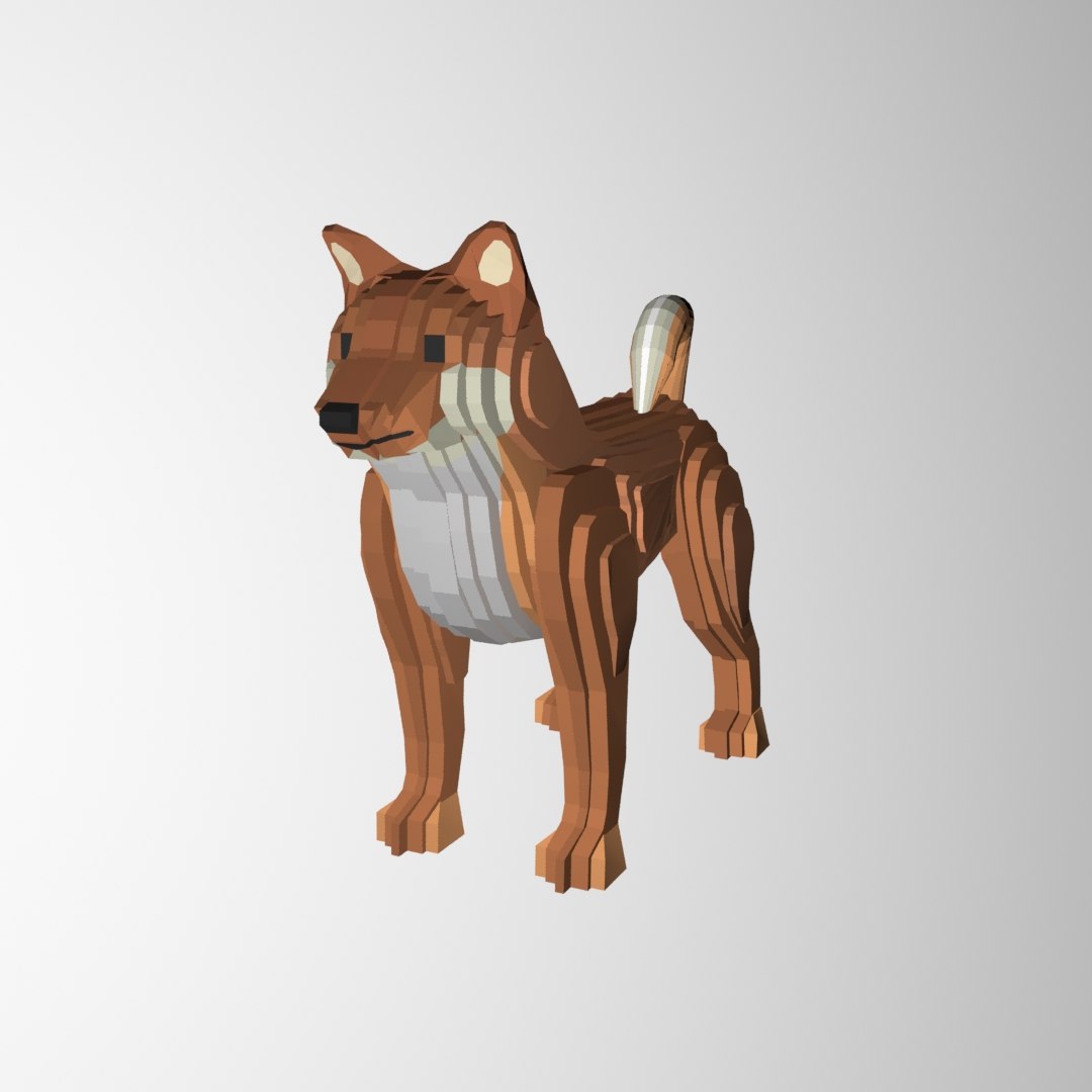 Shibu dog 3D - TurboSquid 1214904