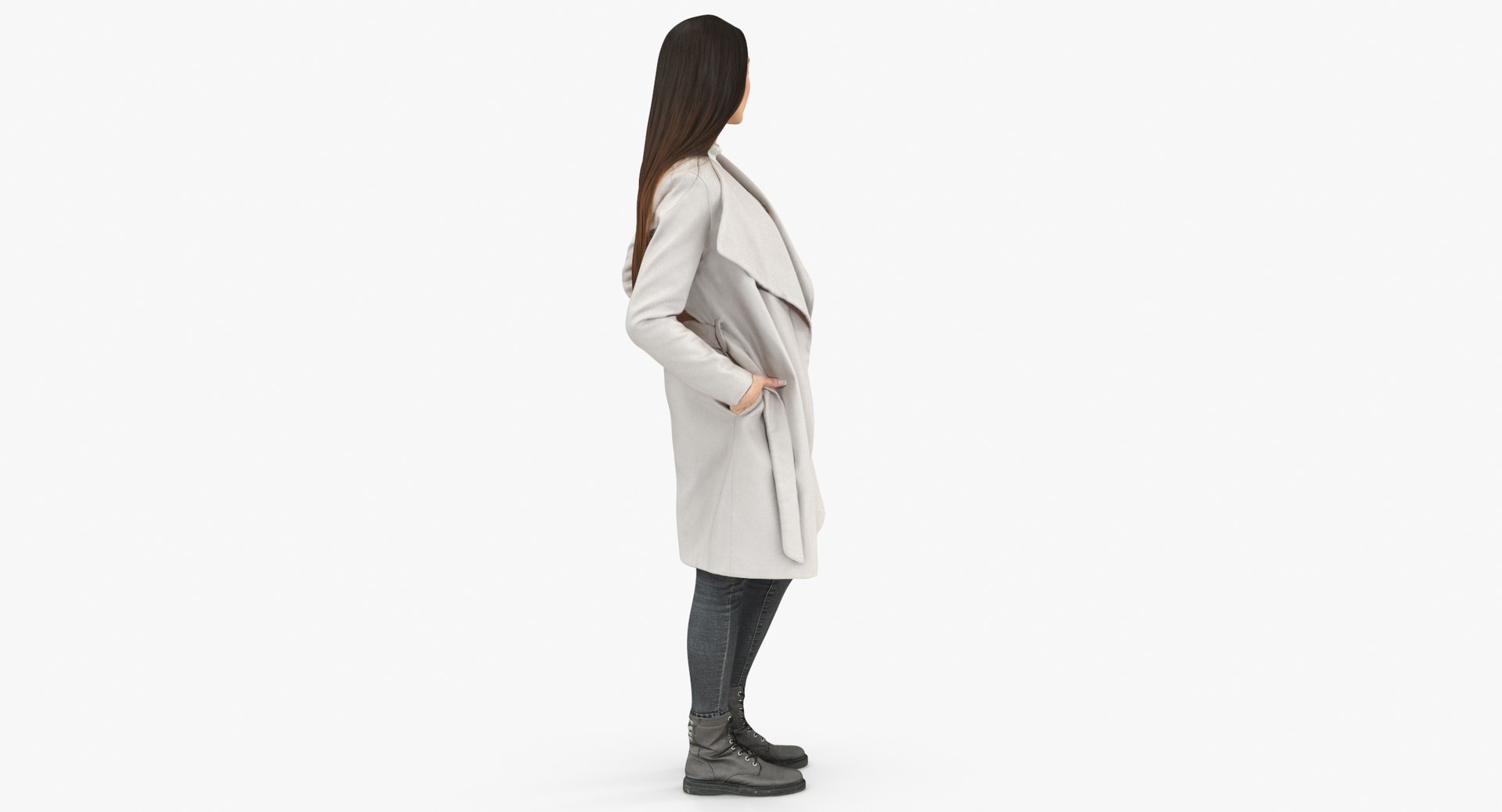 Elizabeth Casual Winter Idle Pose 08 3D - TurboSquid 1903393