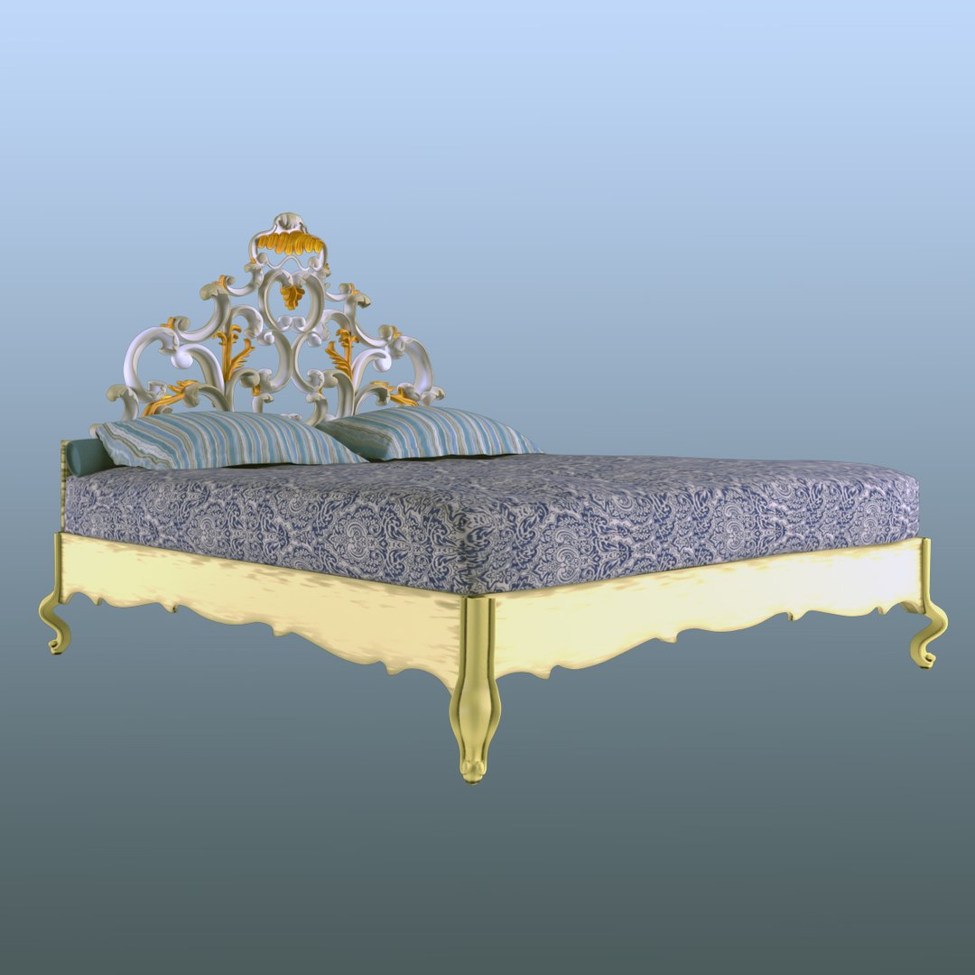 Cafissi 3026 Bed 3d Model