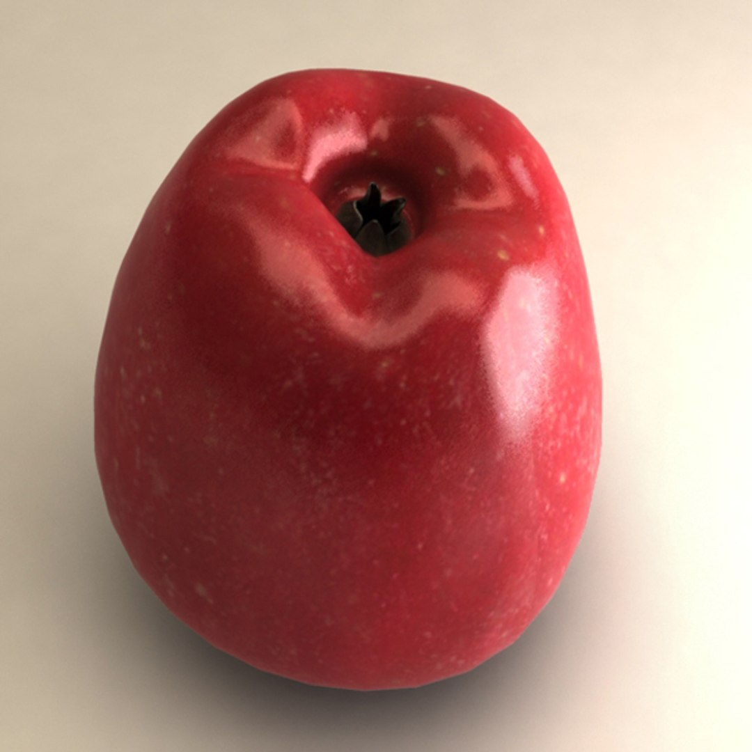 3d Model Of Fruit Apple
