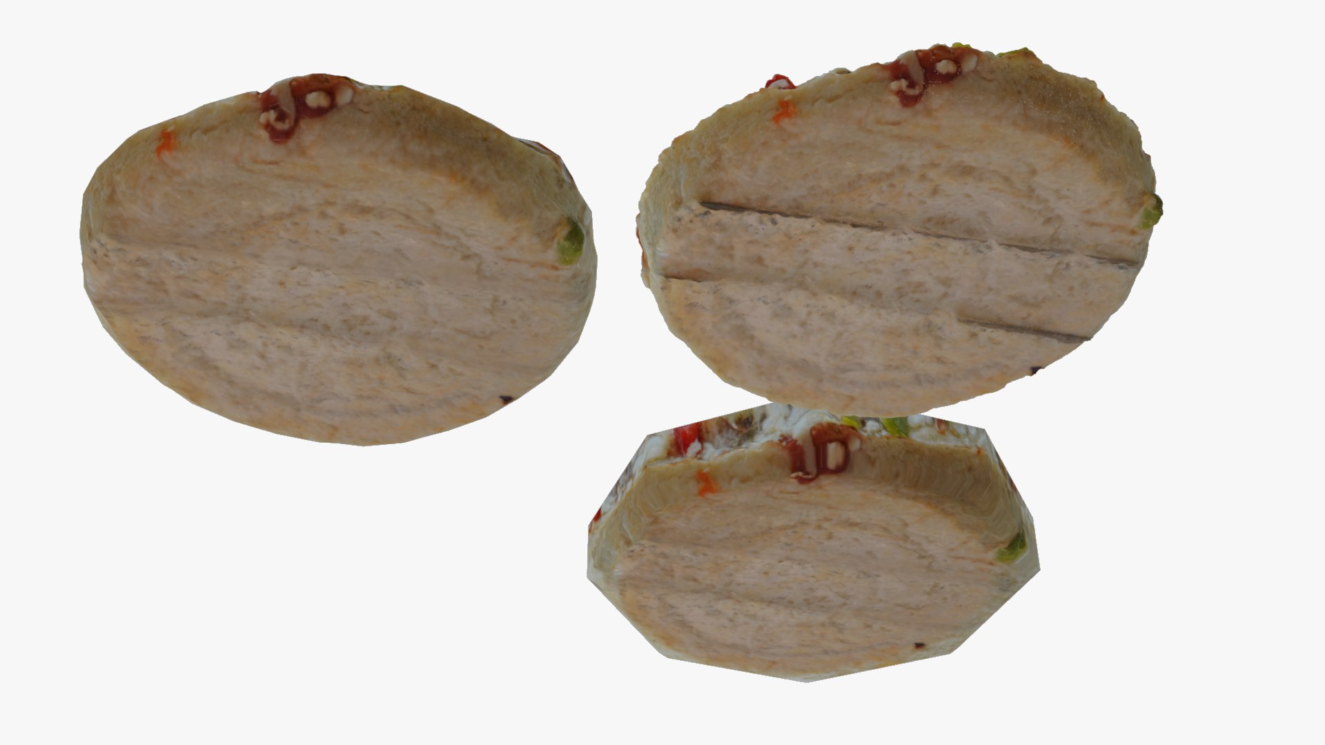3D Photogrammetry Frozen Pizza LOD Set - TurboSquid 2005380