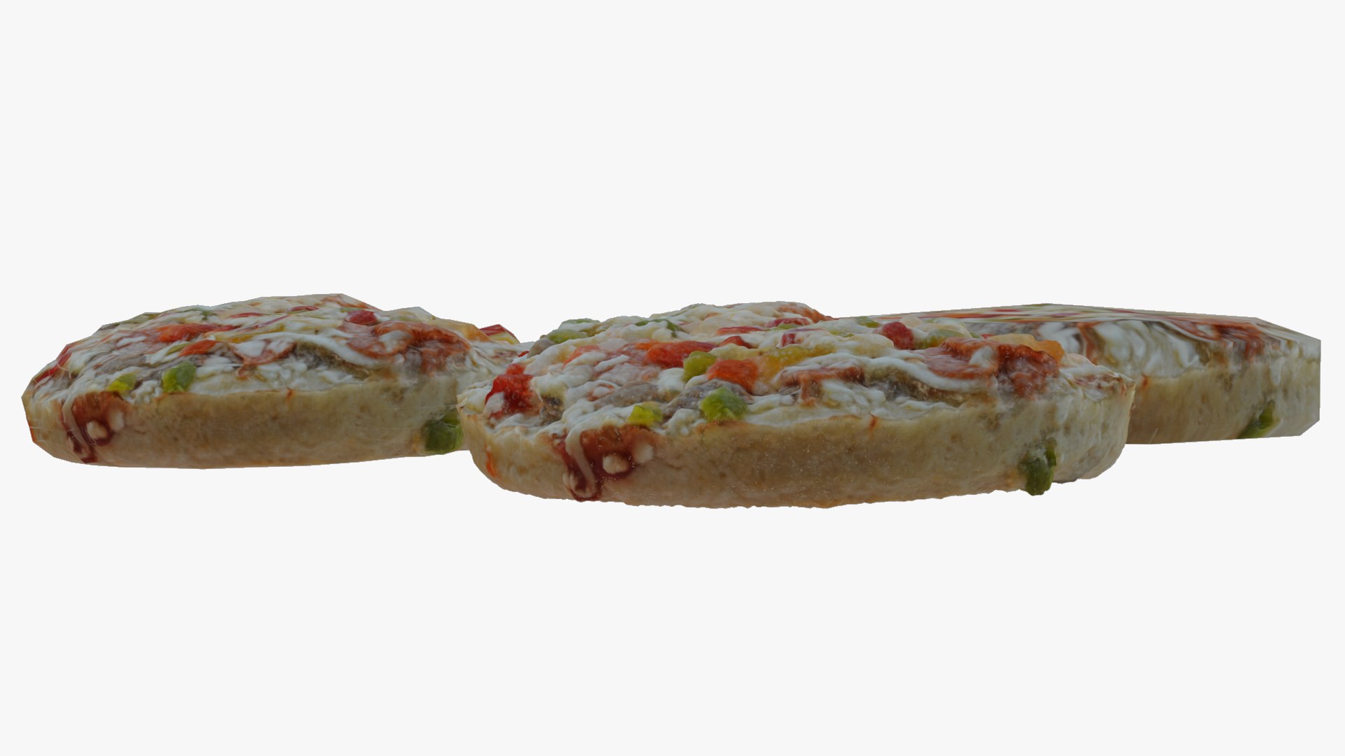 3D Photogrammetry Frozen Pizza LOD Set - TurboSquid 2005380
