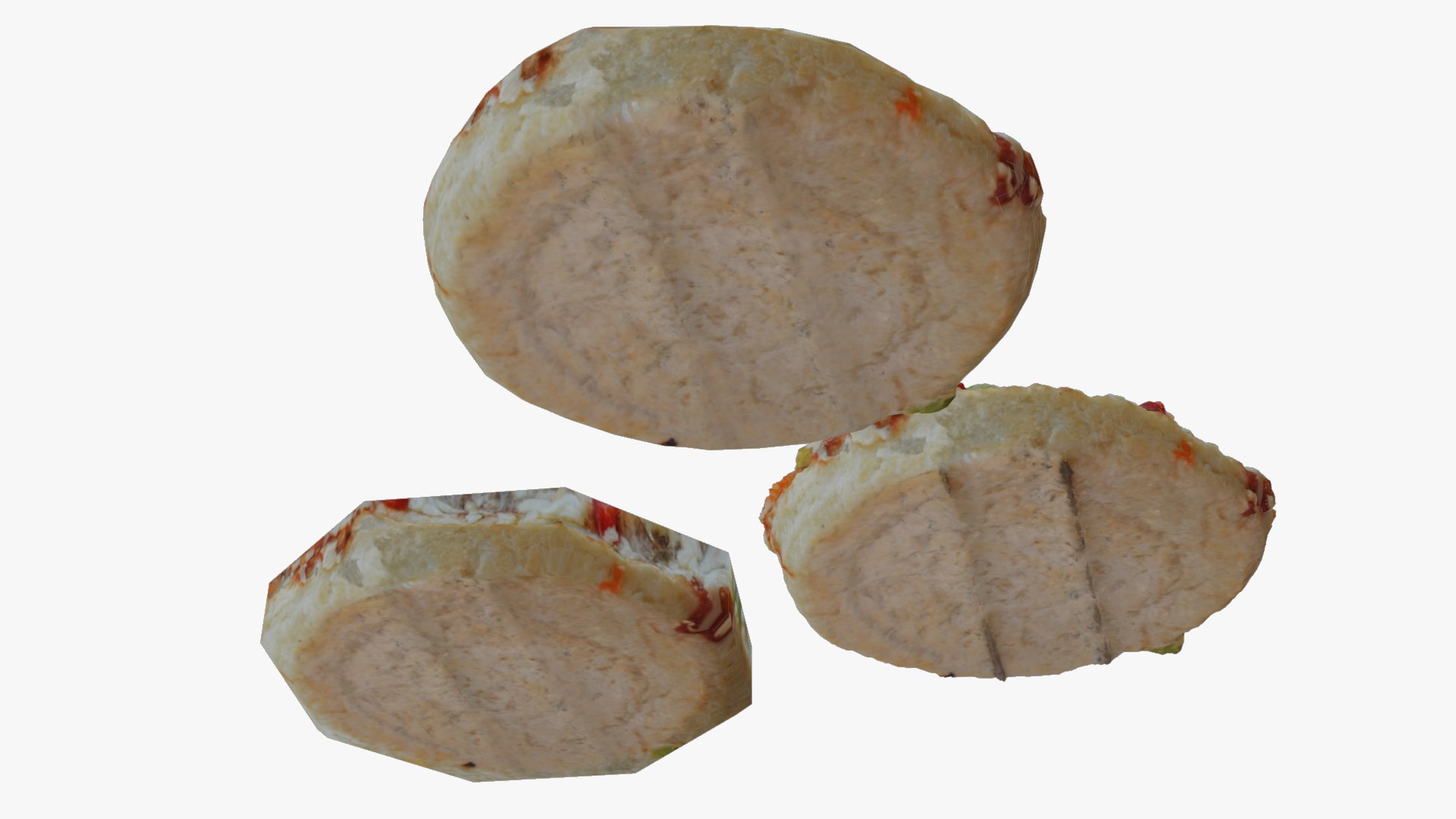3D Photogrammetry Frozen Pizza LOD Set - TurboSquid 2005380