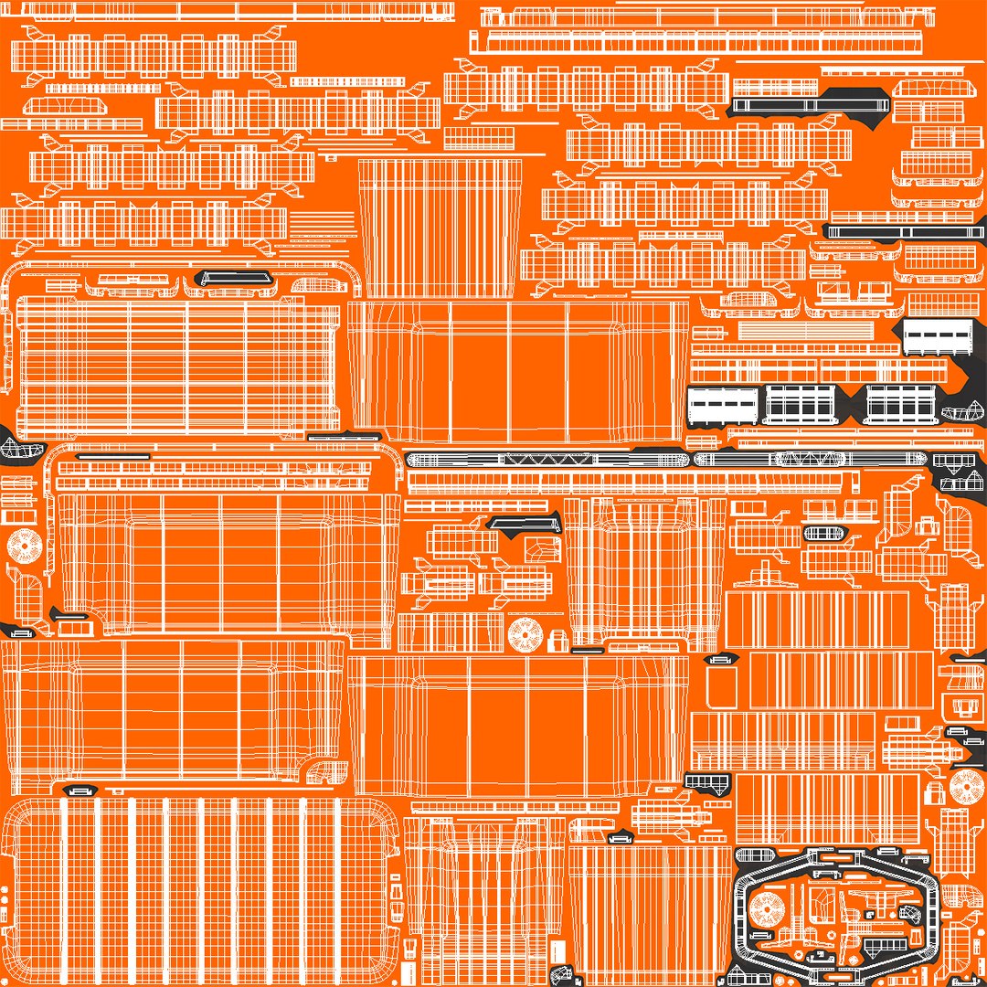 3D Open Plastic Trunk Orange - TurboSquid 2237848