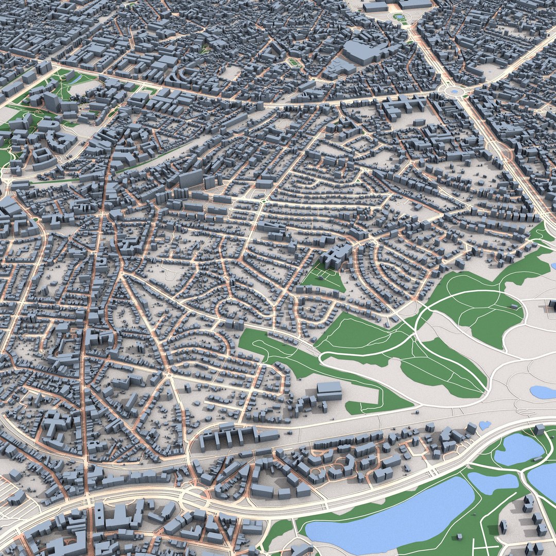 3D Brussels City Belgium Model - TurboSquid 2295611