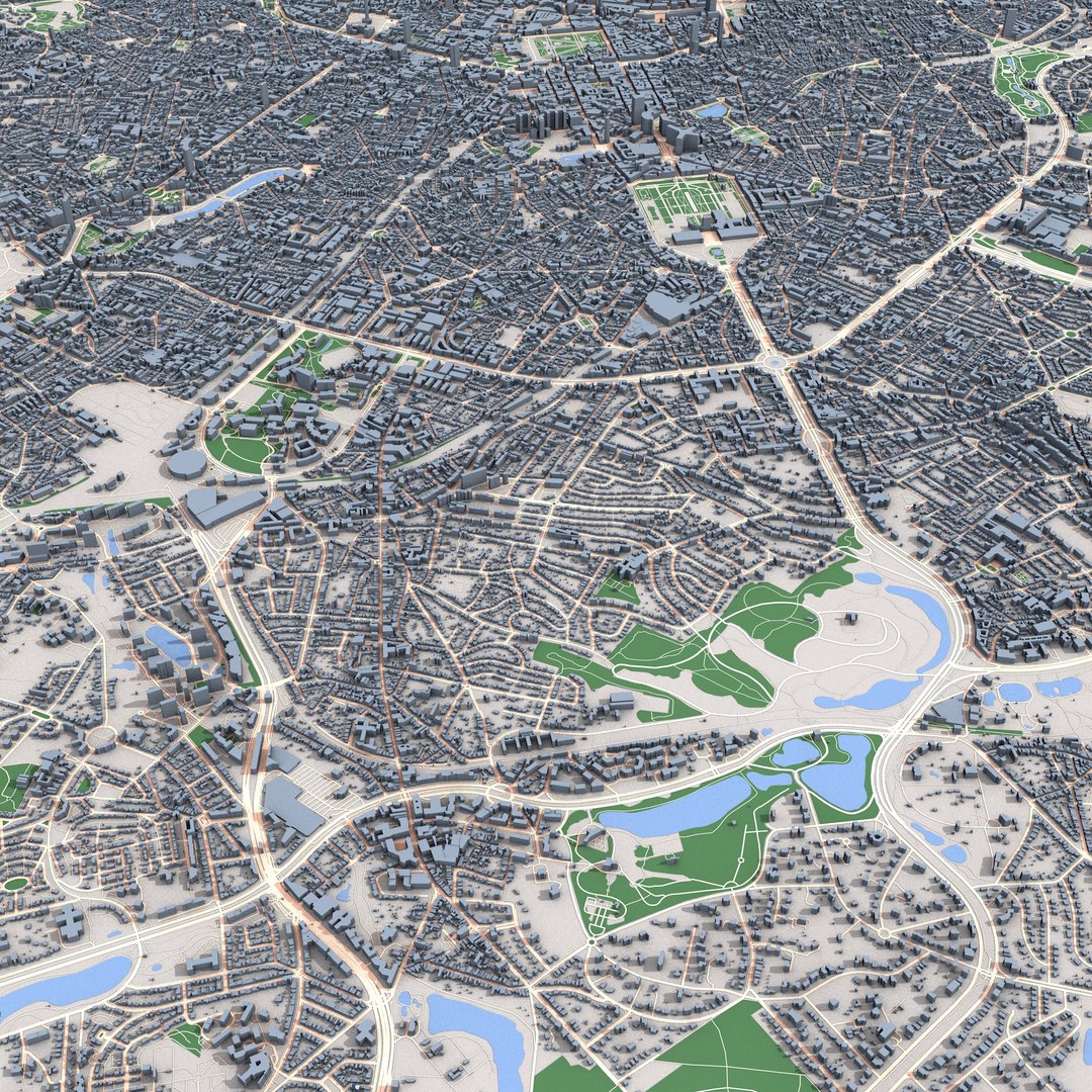 3D Brussels City Belgium Model - TurboSquid 2295611