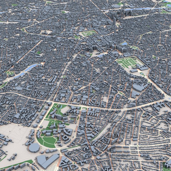 modelo 3d Ciudad de Bruselas, Bélgica - TurboSquid 2295611