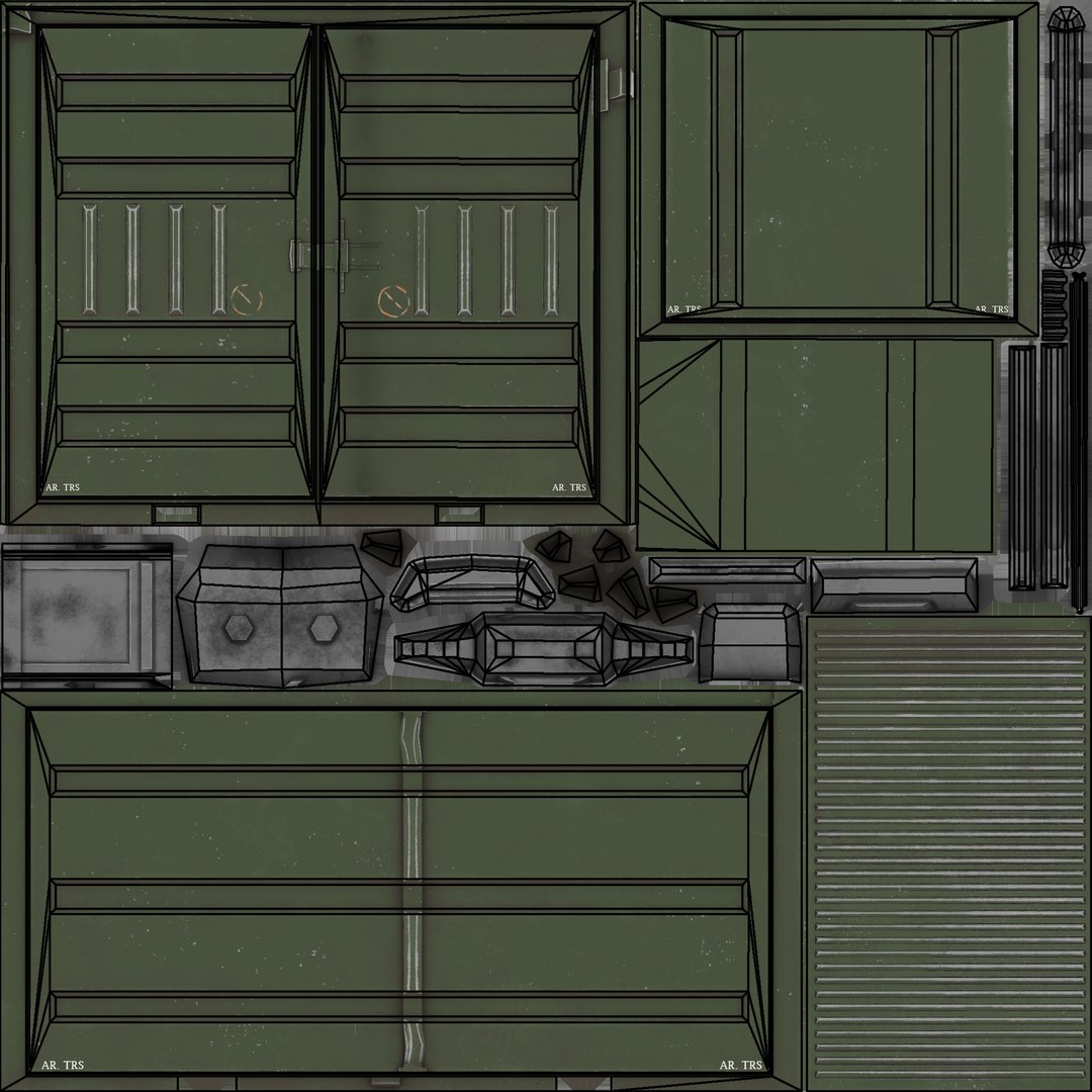Military Container 3D Model - TurboSquid 1255535