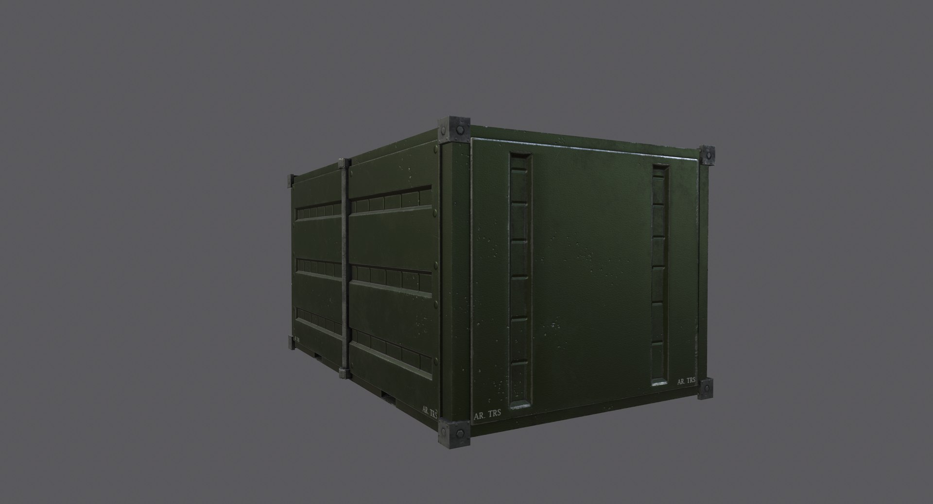Military Container 3D Model - TurboSquid 1255535