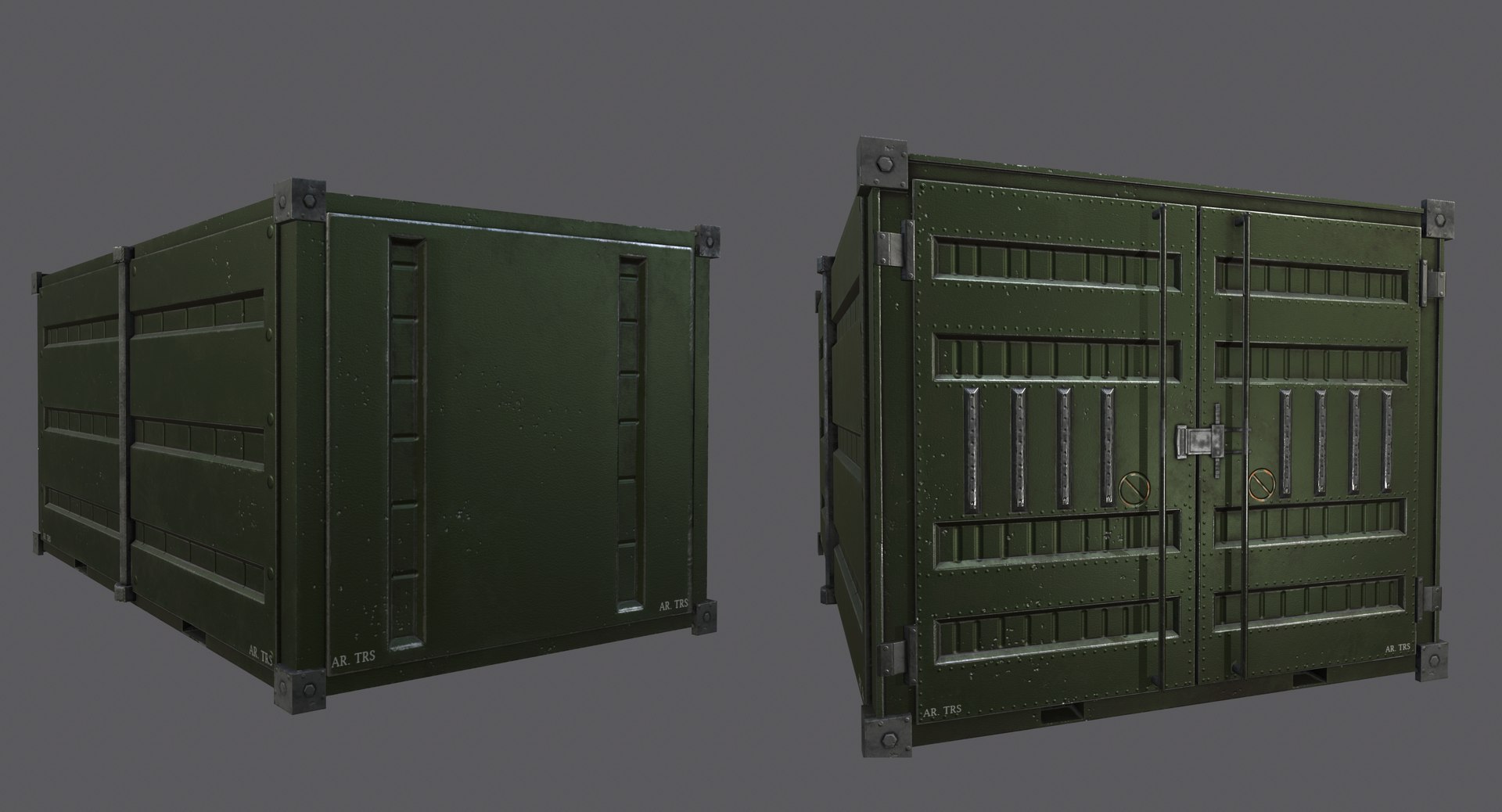 Military Container 3D Model - TurboSquid 1255535